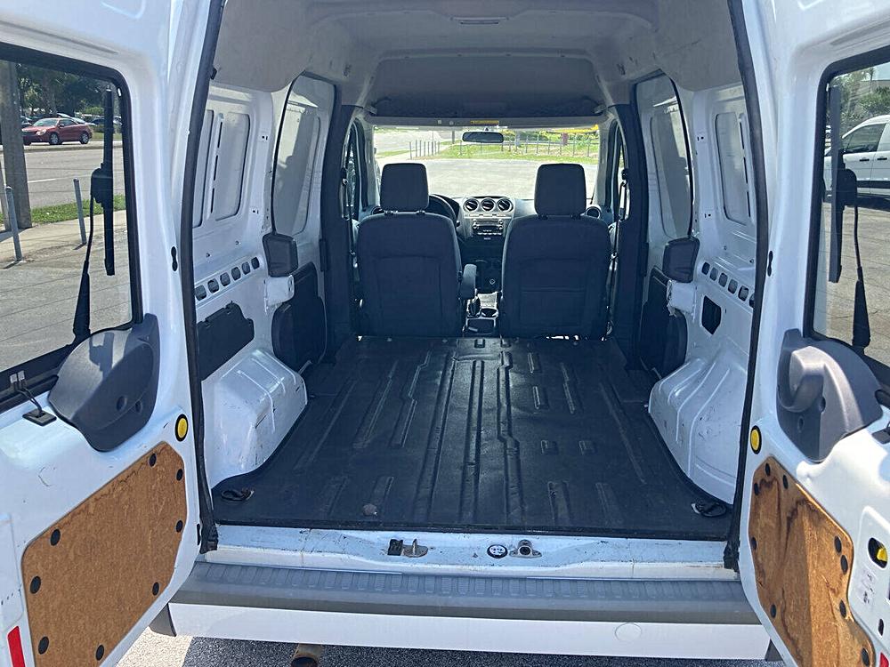 white ford van inside