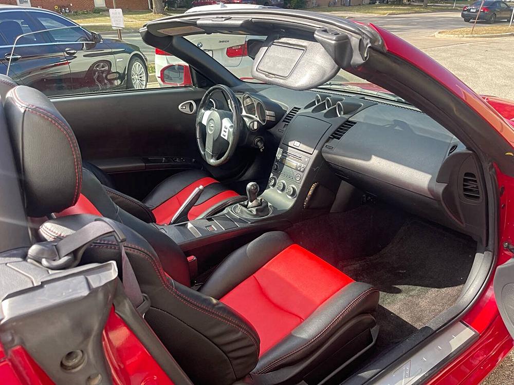 350z red interior