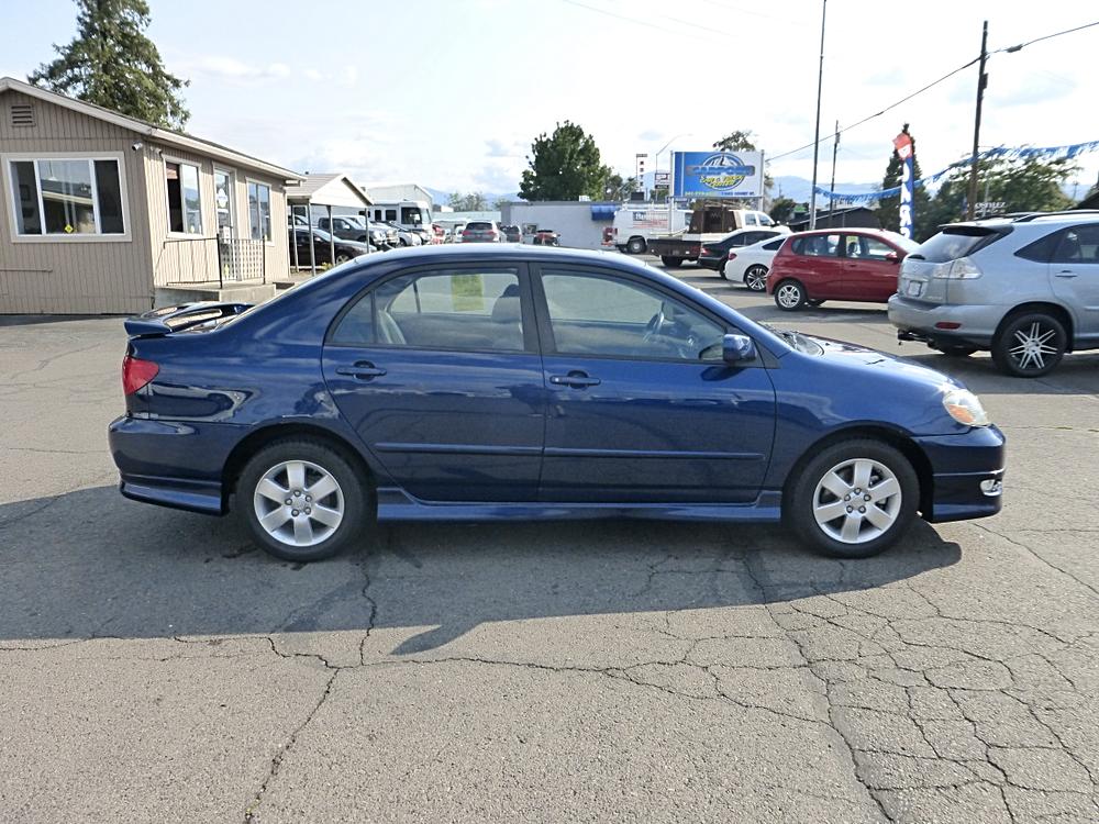 blue 2008 corolla