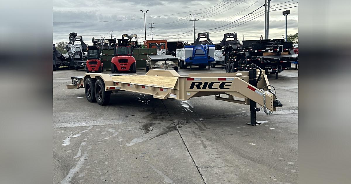 2025 Rice Trailers 24' 20k ProMax HD Equipment