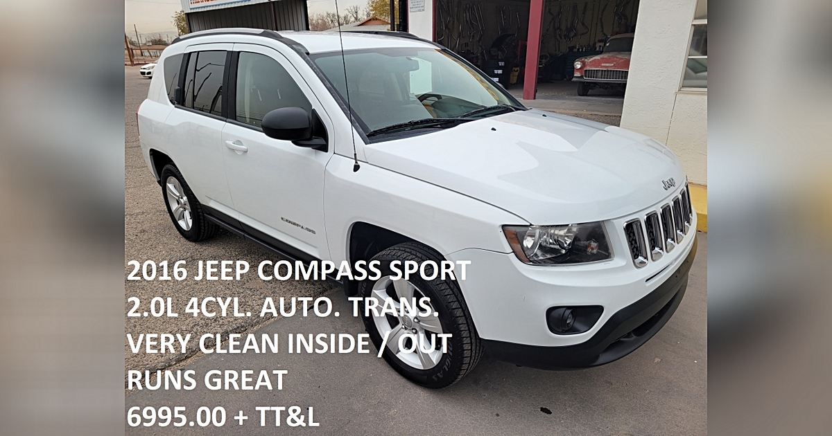 2016 Jeep Compass FWD 4dr Sport