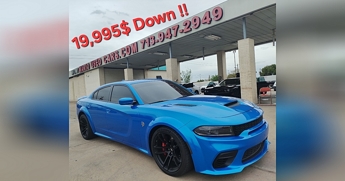 MARIO USED CARS 2022 Dodge Charger SRT Hellcat Widebody RWD | Auto ...