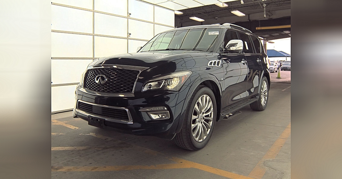 (E5281AMG) 2015 INFINITI QX80 4WD 4dr fully loaded with options sharp ...