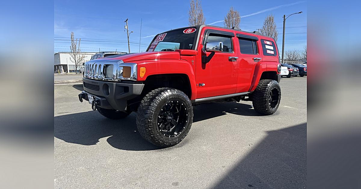 2006 Hummer H3 4DR 4WD 5Cyl Auto Lifted 139K Leather Moon Full Power ...