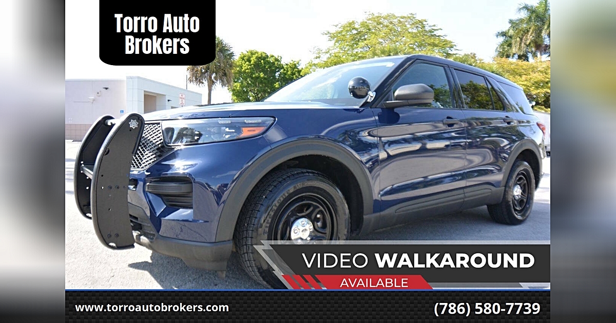 2021 Ford Explorer Police Interceptor Utility FPIU PPV