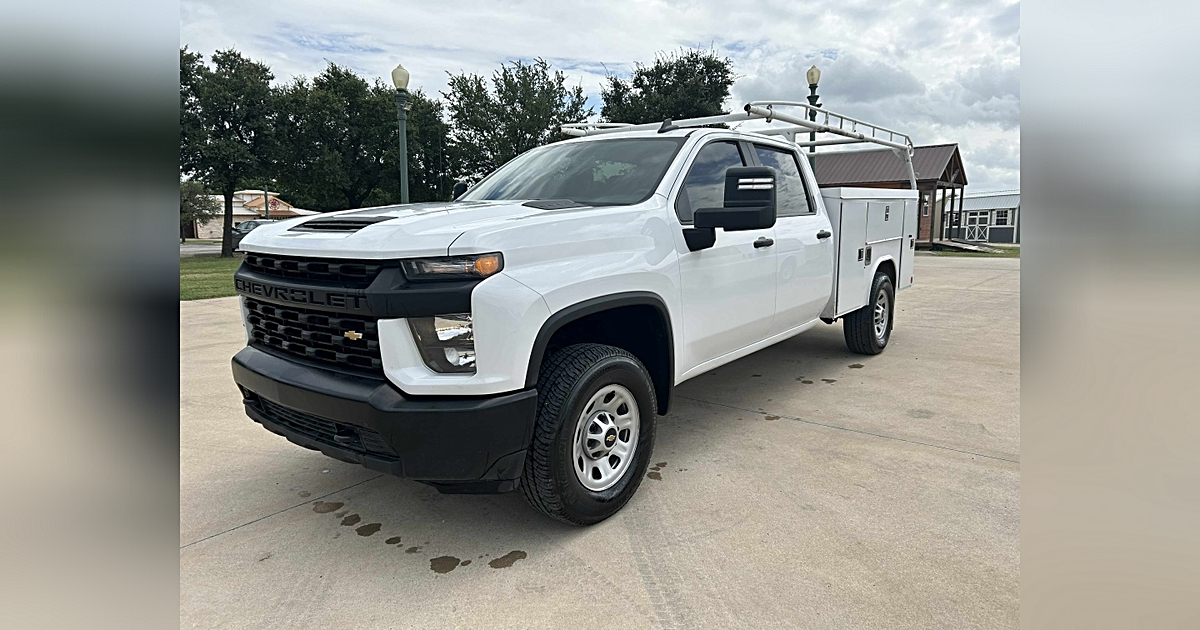 2022 Chevrolet Silverado 3500HD 6.6 Gas Single Rear Wheel Service Body ...
