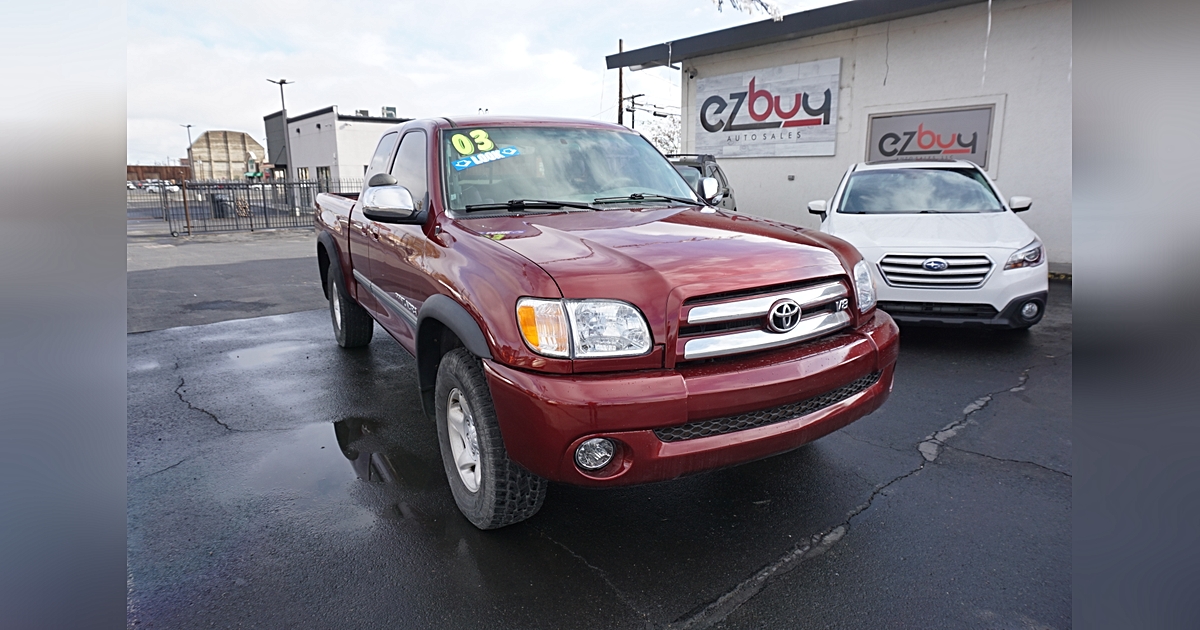 E-Z Buy Auto Sales 2003 Toyota Tundra AccessCab V8 SR5 Stepside (Natl ...