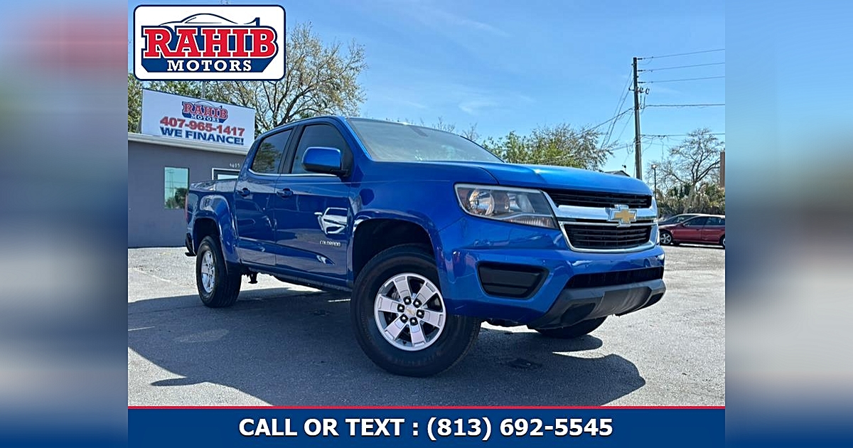 2019 Chevrolet Colorado 2WD Crew Cab 128.3" Work Truck