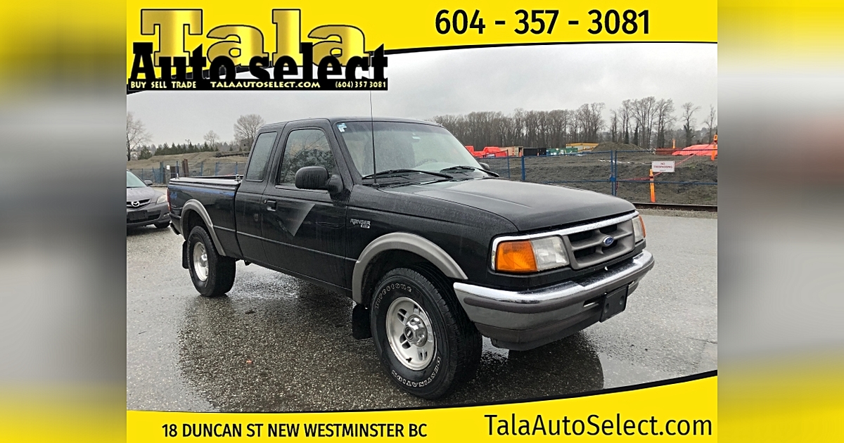 1996 Ford Ranger Supercab 125.4 WB XLT 4WD