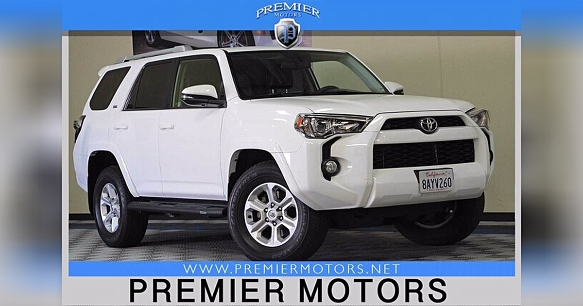 Premier Motors 2018 Toyota 4Runner | Auto dealership in California, Hayward
