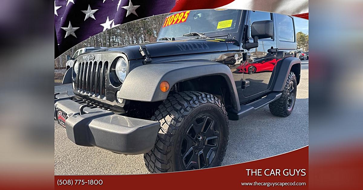 The Car Guys Inc 2015 Jeep Wrangler Willys Wheeler Edition 4x4 2dr SUV ...