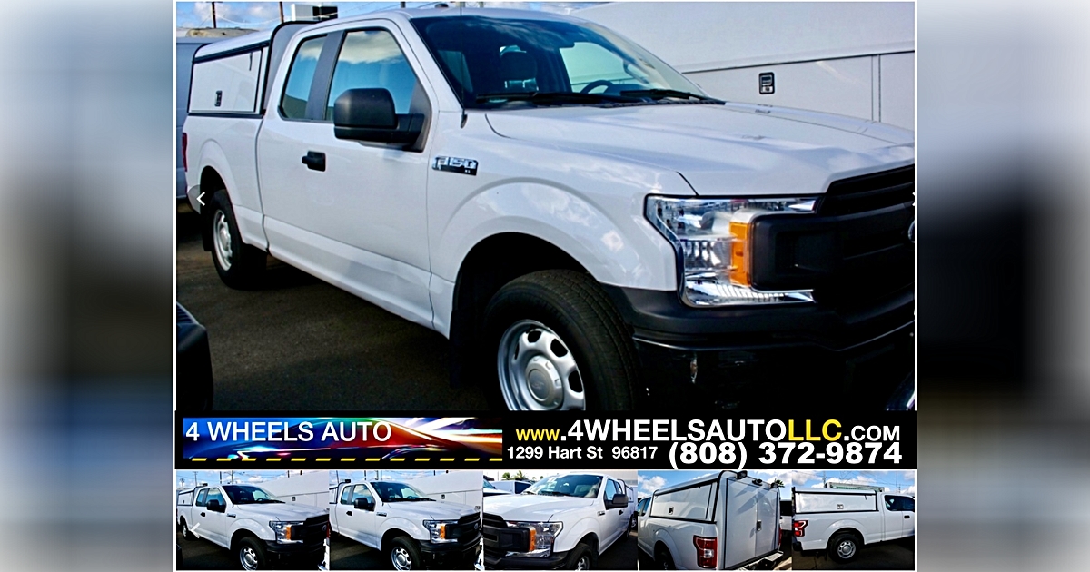 2018 Ford F-150 XL SuperCab Box Truck/with Camper XL SuperCab