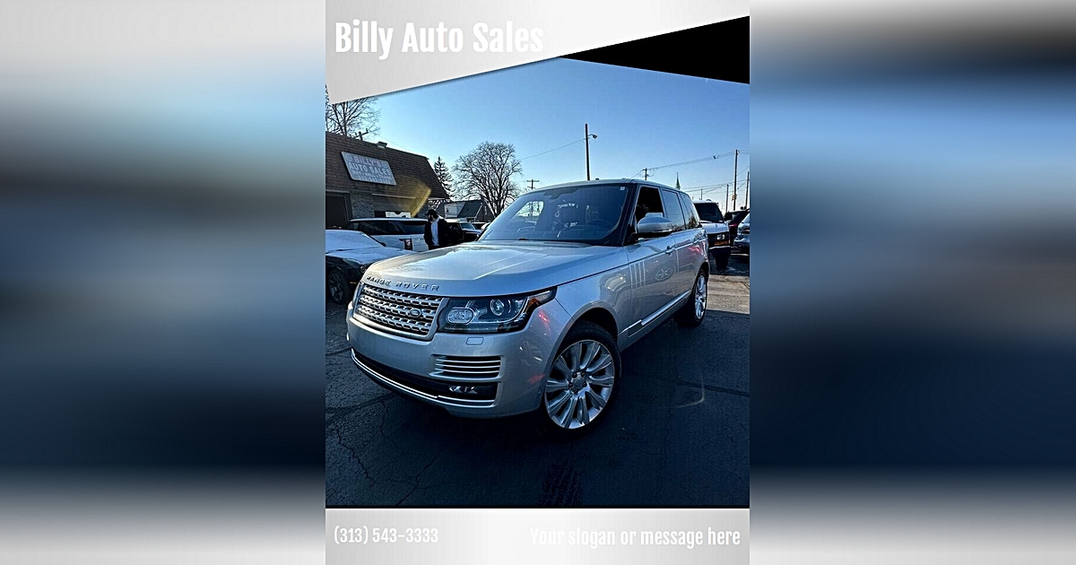 2016 Land Rover Range Rover Supercharged AWD 4dr SUV