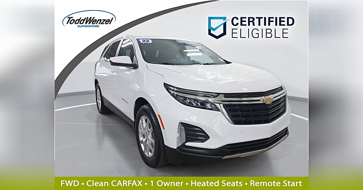Jamie Walters @ Todd Wenzel Superstore 2022 Chevrolet Equinox LT | Auto ...