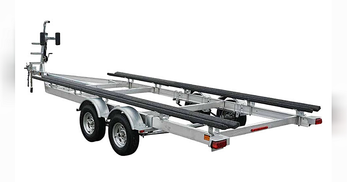 2025 EZ Loader Alum 22 to 24' Pontoon 4200# Aluminum Tandem Pontoon ...