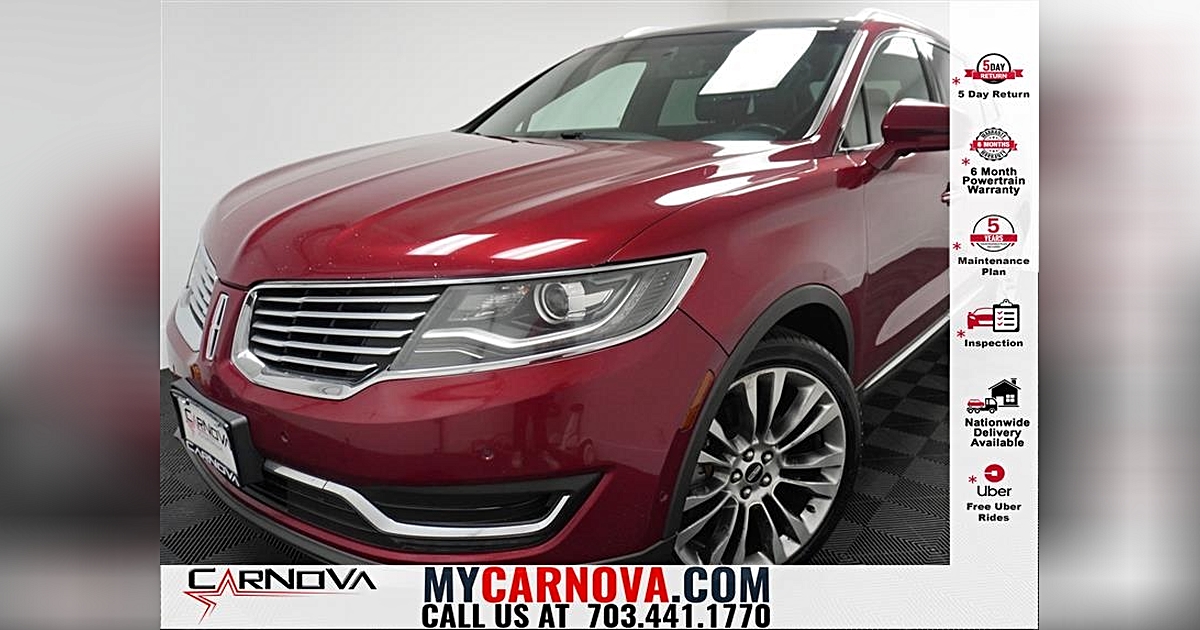 CarNova 2016 LINCOLN MKX RESERVE | Auto dealership in Outside US/CA ...