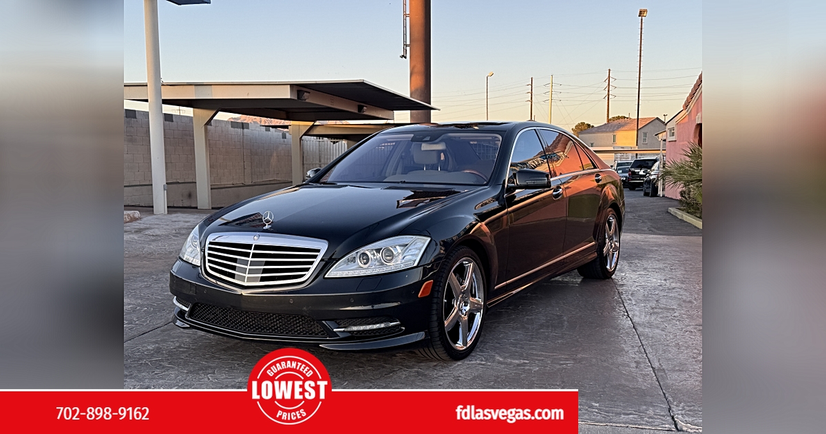 2011 Mercedes-Benz S550 5.5L V-8 engine with 382HP Magnetite Black ...