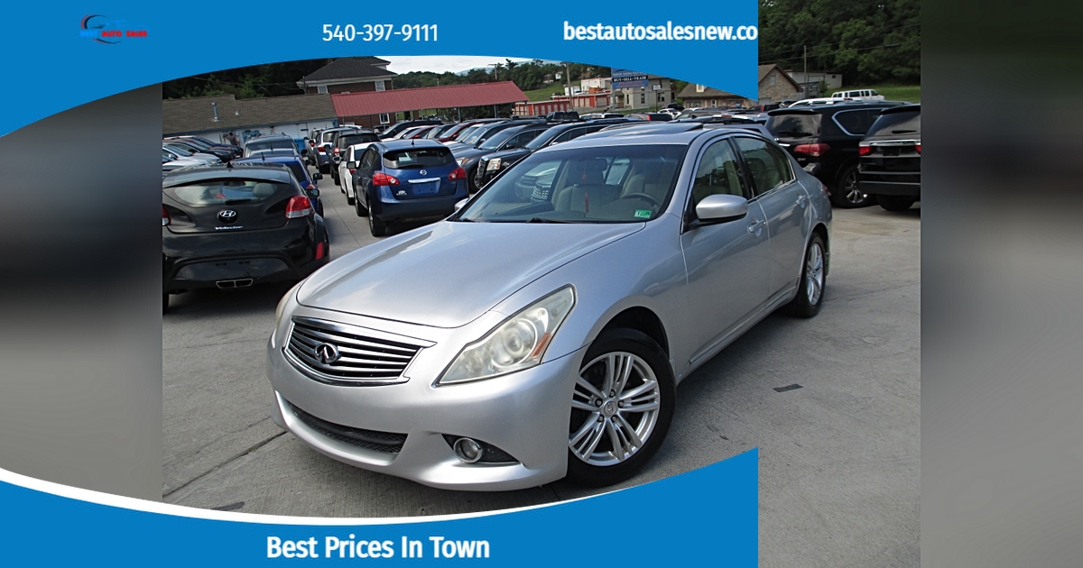 2012 Infiniti G37x 4dr x AWD