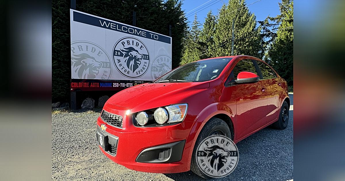 Pride Motorsports 2015 Chevrolet Sonic | Auto dealership in British ...